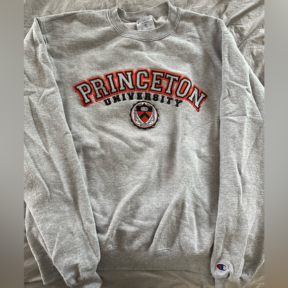 Champion | Sweaters | Princeton University Crewneck Size Medium | Poshmark